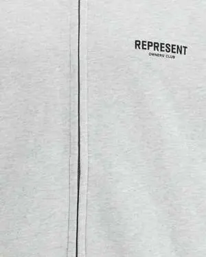 REPRESENT Zip-up Hoodie With Monogram Print
