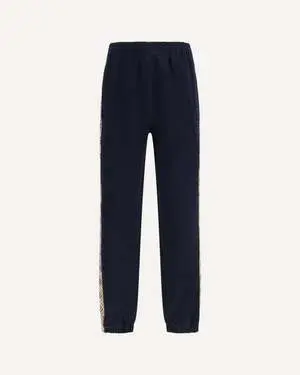 Burberry Jogging Pants Feature Signature Check Tape Aong The Sides Mae