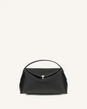 TOTEME T-lock Handbag - Black