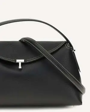 TOTEME T-lock Handbag - Black