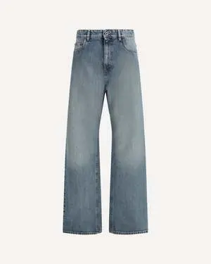 Miu Miu Regular-fit Stone-washed Denim Jeans