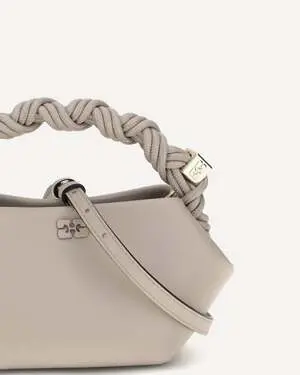 GANNI Bou Mini Handbag - Grey