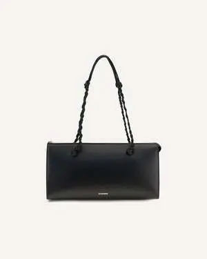 JIL SANDER Tangle Shoulder Bag - Black