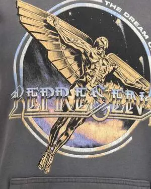 REPRESENT Golden Tour Hoodie With Graphic Print - Grey
