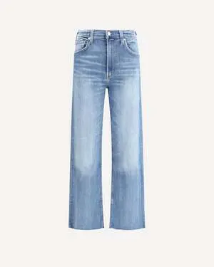 Citizens Of Humanity Palma Straight Jeans With Raw-cut Hems