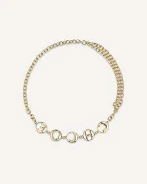 Chloé Script Jewel Belt - Gold