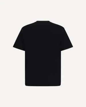 JIL SANDER Crewneck Cotton T-hirt With Printed Logo