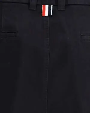 Thom Browne Typewriter Cloth Utility Chino Shorts - Blue