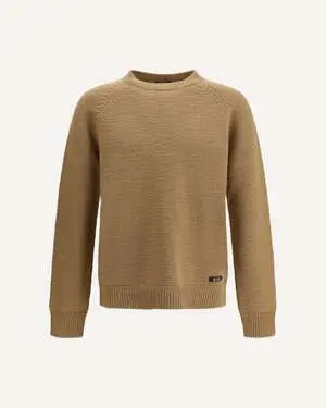 Prada Wool Crew-neck Sweater - Beige