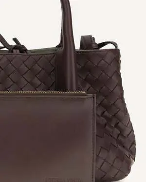 Bottega Veneta Pinacoteca Small Handbag - Brown