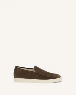 Brunello Cucinelli Suede Loafers - Brown