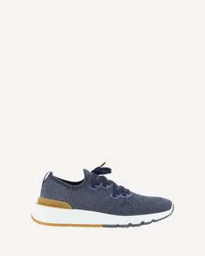 Brunello Cucinelli Cotton Knit Sneakers