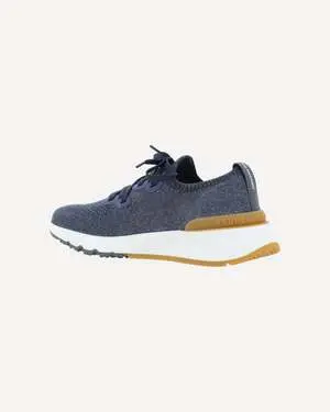 Brunello Cucinelli Cotton Knit Sneakers