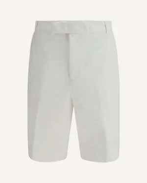 Thom Browne Typewriter Cloth Utility Chino Shorts - White