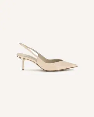 LE SILLA Vivienne Patent Leather Slingback Pumps - Pink