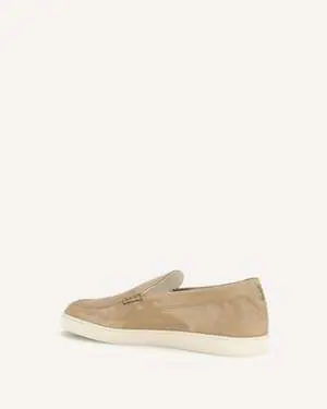 Brunello Cucinelli Suede Loafers - Beige