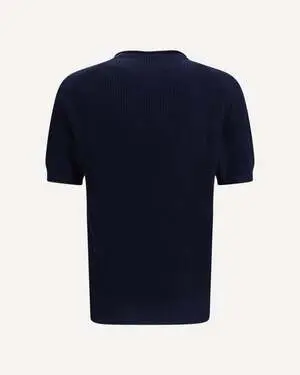 Brunello Cucinelli Cotton And Linen Blend Knit T-shirt