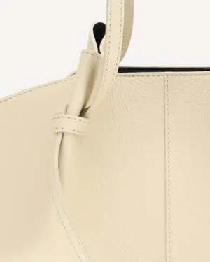 Yuzefi Large Mochi Shoulder Bag In Taupe Italian Leather