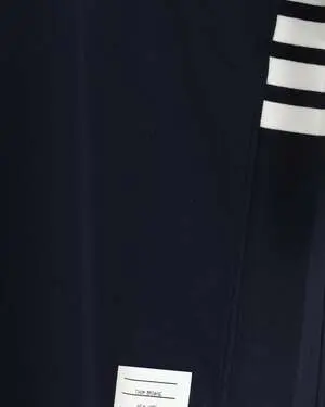 Thom Browne Polo Whit Iconic Bands - Blue
