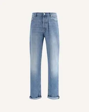 Brunello Cucinelli Cuffed Jeans - Light Blue