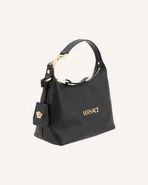 Versace Leather Hobo Handbag