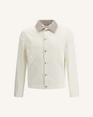 Brunello Cucinelli Denim Jacket - White