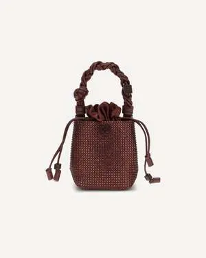 GANNI Mini Bou Buckle Bag With Rhinestones