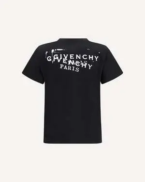 Givenchy Cotton T-shirt With Logo Detail - Black