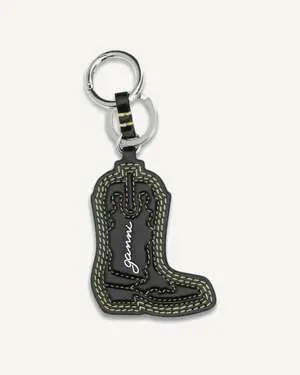 GANNI Western Boot Keyring