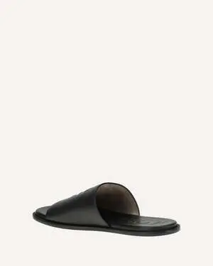 Loewe Slide Anagram Flex Sandals In Calfskin