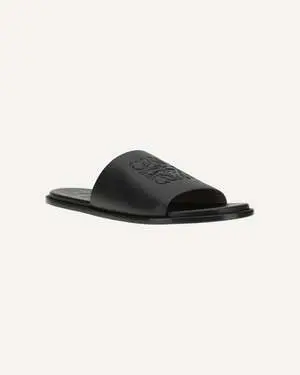 Loewe Slide Anagram Flex Sandals In Calfskin