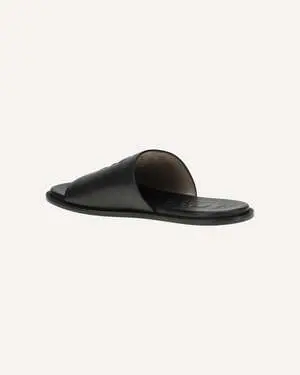 Loewe Slide Anagram Flex Sandals In Calfskin