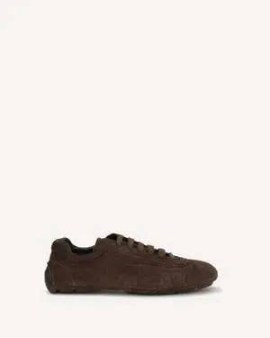 Prada Monte Carlo Re-edition 2005 Suede Sneakers - Brown