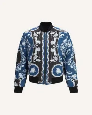 Versace Reversible Bomber Jacket - Black