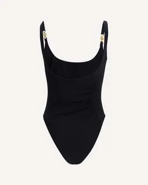 Versace Medusa '95 Gathered Swimsuit