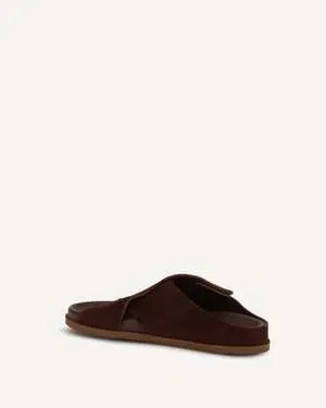 PEDRO GARCIA Danai Suede Sandals With Maxi Velcro Strap