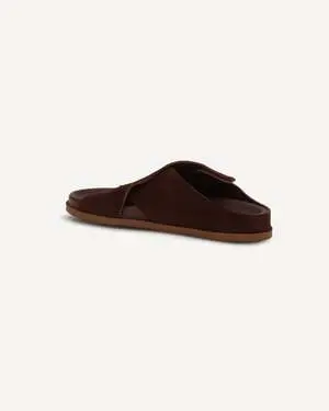 PEDRO GARCIA Danai Suede Sandals With Maxi Velcro Strap