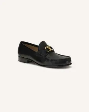 Valentino Garavani Signature Vlogo Loafers - Black
