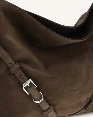 Givenchy Medium Voyou Shoulder Bag In Glossy Leather - Black