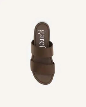 PEDRO GARCIA Double-band Satin Sandals
