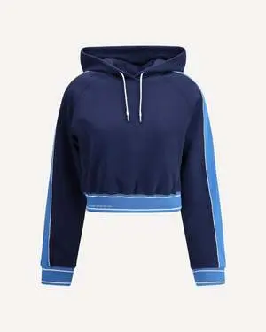 Casablanca Cropped Hoodie With Logo Detail