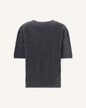 LISA YANG Maren Brushed Cashmere Sweater - Grey