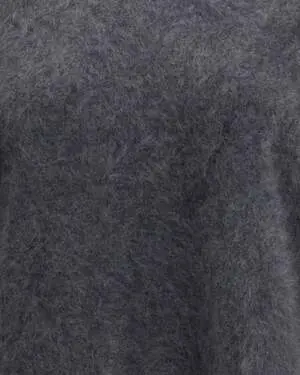 LISA YANG Maren Brushed Cashmere Sweater - Grey