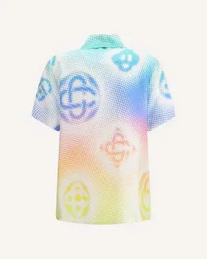 Casablanca Halftone Logo Short-sleeve Shirt