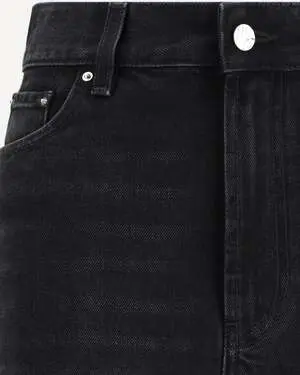 TOTEME Wide-leg Jeans With Pressed Crease - Black
