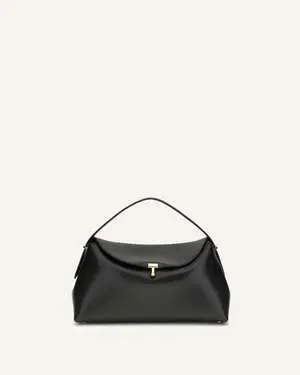 TOTEME T-lock Shoulder Bag - Black