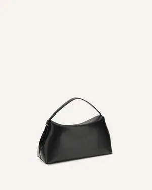 TOTEME T-lock Shoulder Bag - Black