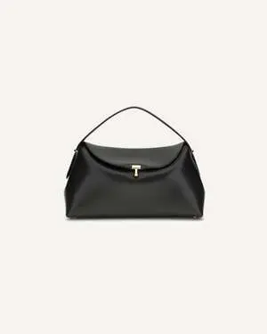 TOTEME T-lock Shoulder Bag - Black