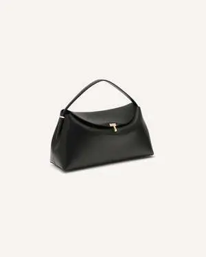 TOTEME T-lock Shoulder Bag - Black