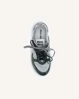 Miu Miu Gymnasium Sneakers - Grey